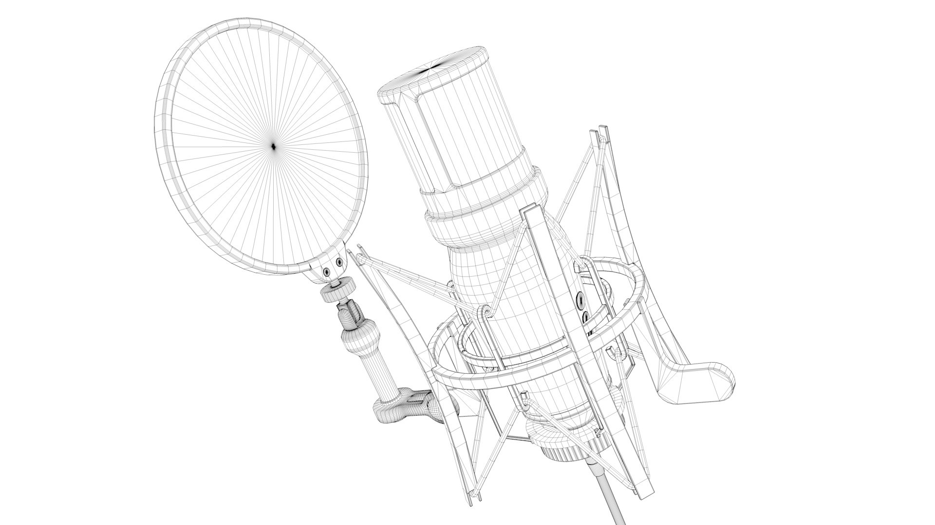 3D Model Studio Microphone - TurboSquid 1796223