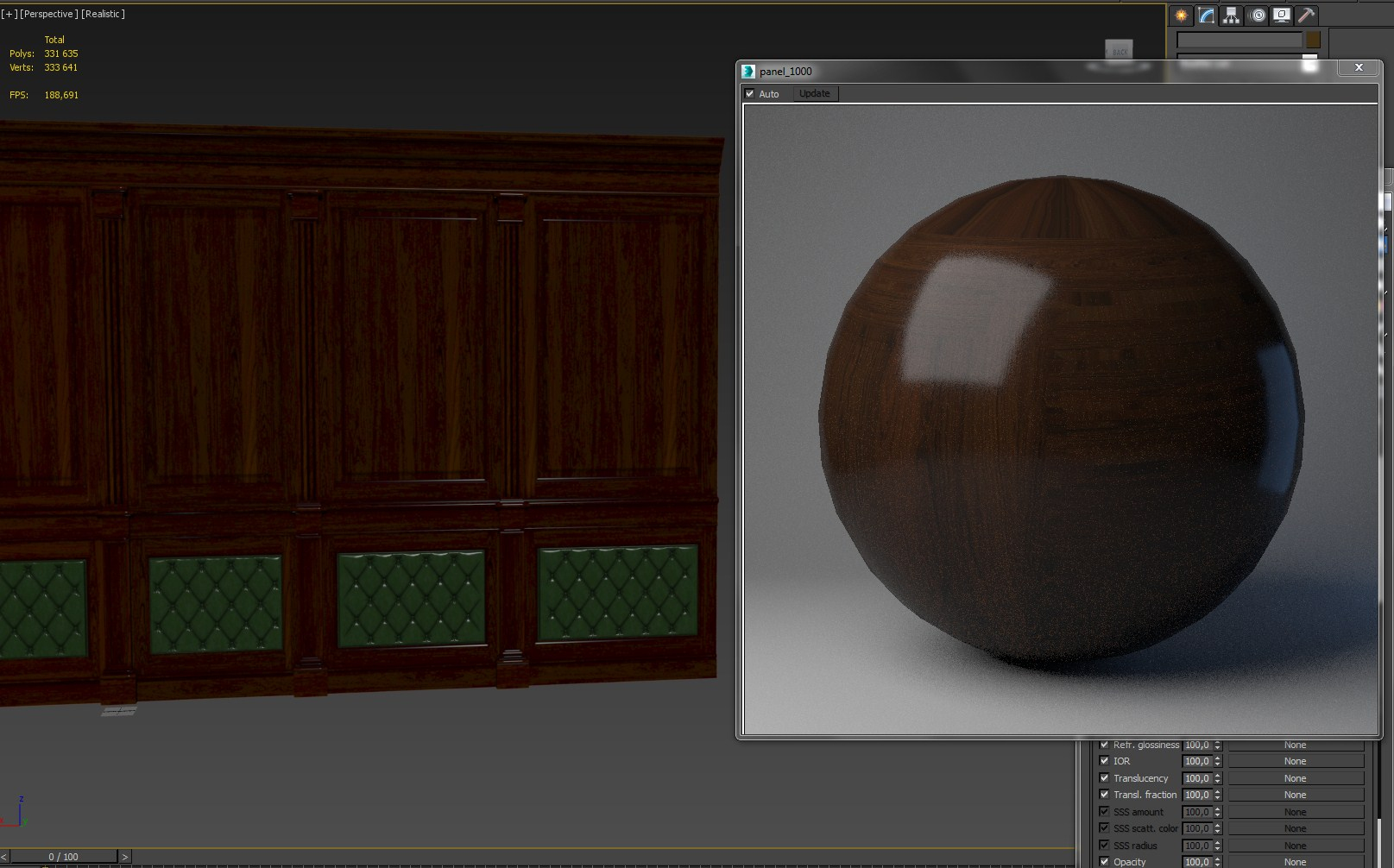 Wood panels 3D model - TurboSquid 1438669