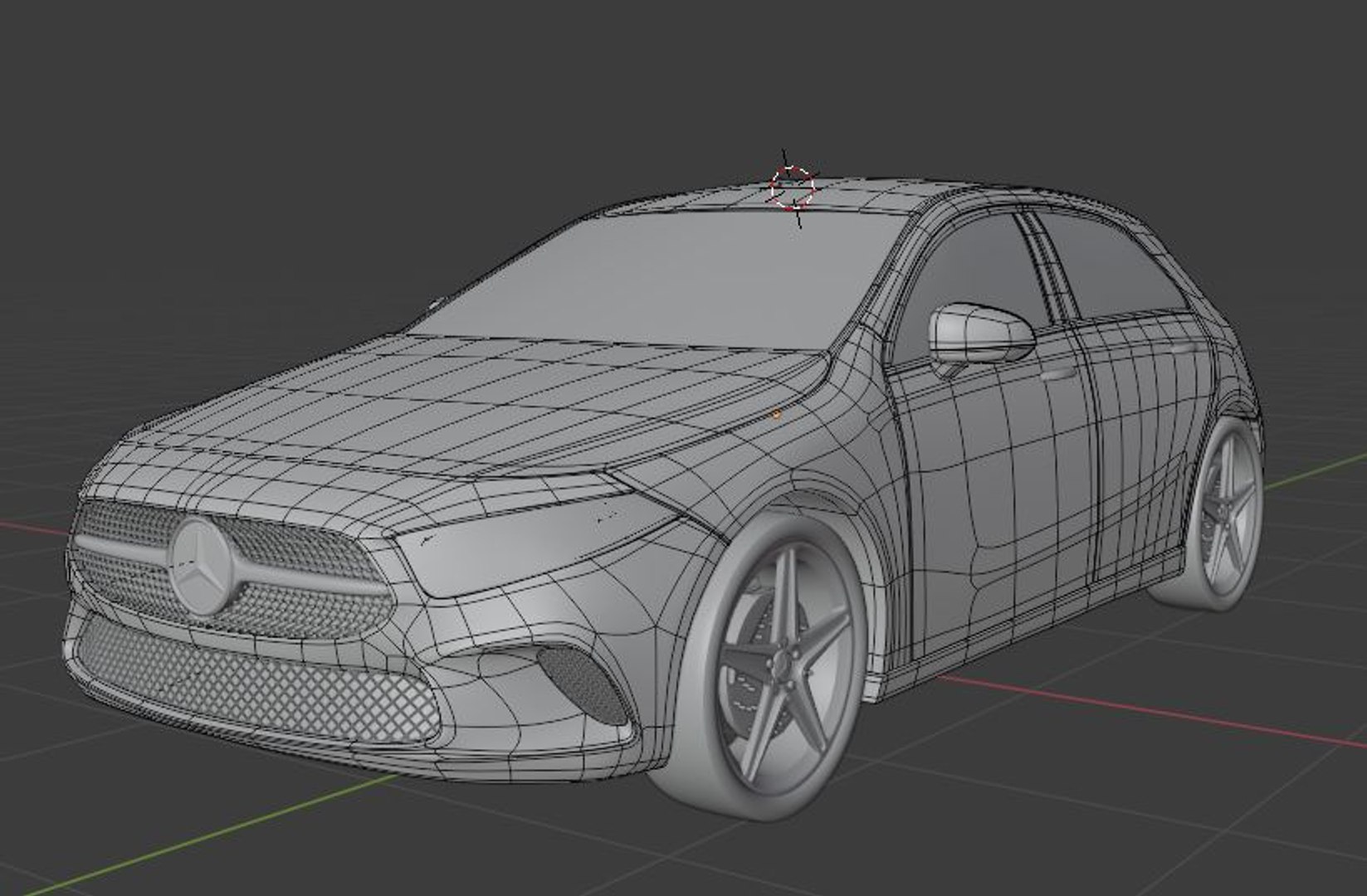 3D mercedes benz class model - TurboSquid 1593771
