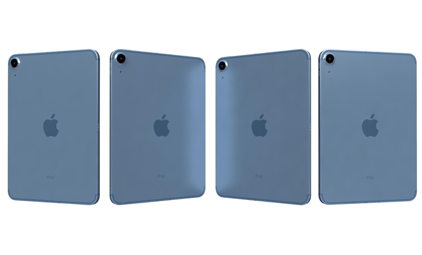3D model Apple iPad 2022 10th Gen WiFi-Cellular Blue - TurboSquid 1986995