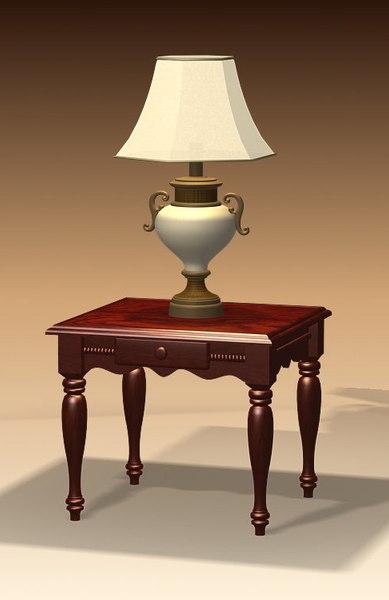 end table 3d model
