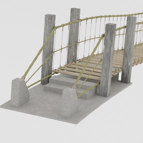 3d rope bridge