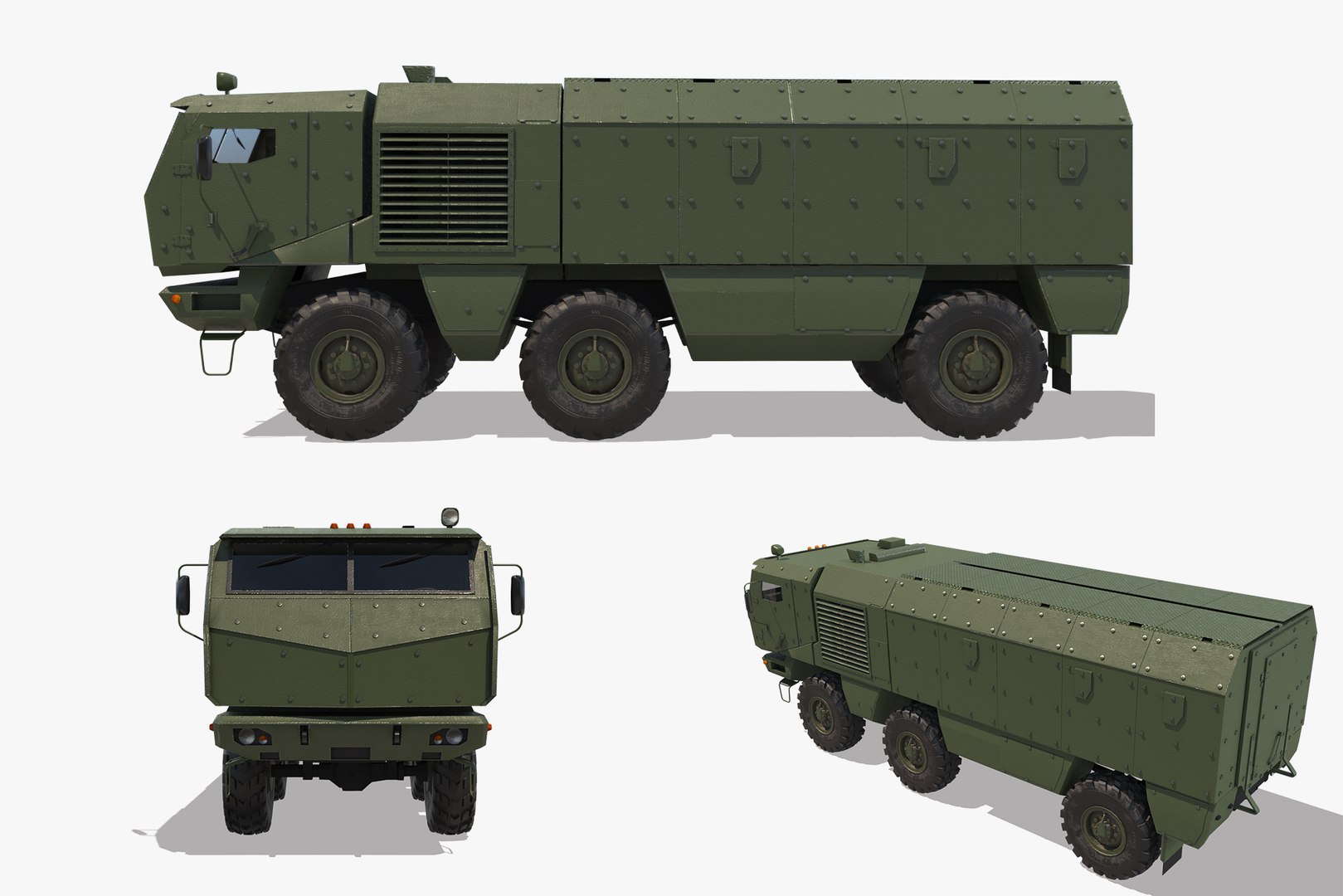 Kamaz Typhoon K 3D Model - TurboSquid 1278752