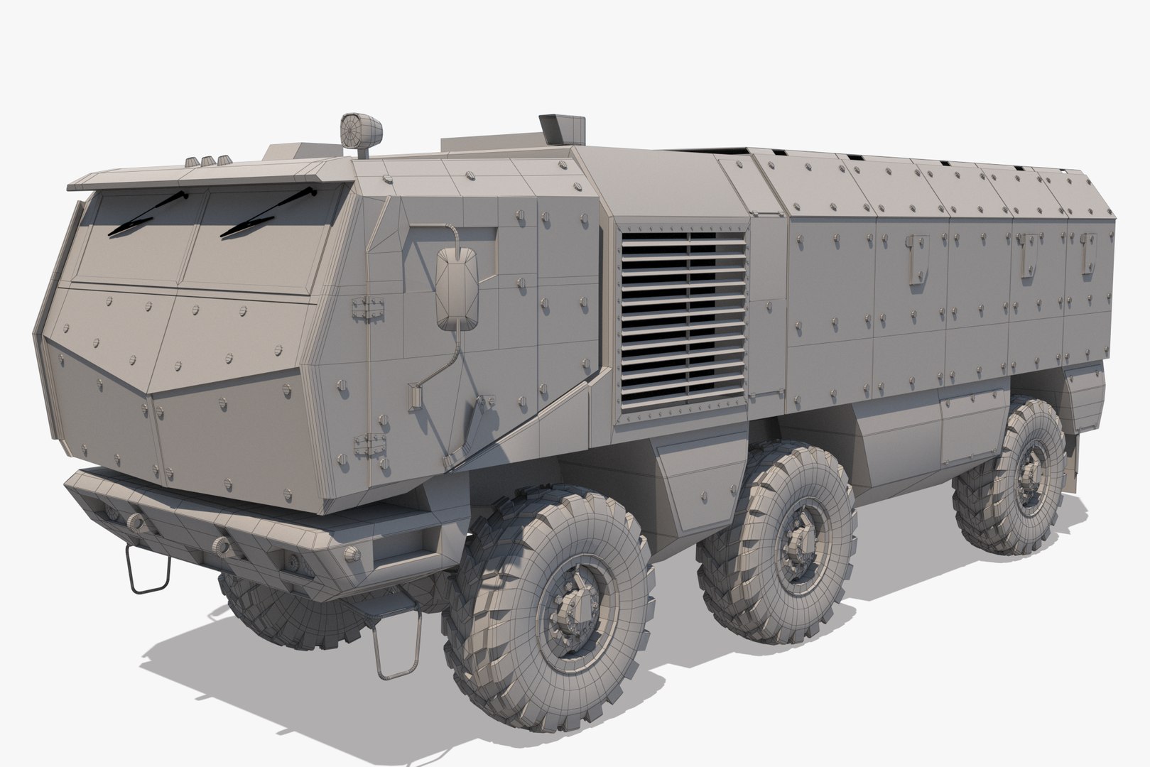 Kamaz Typhoon K 3D Model - TurboSquid 1278752