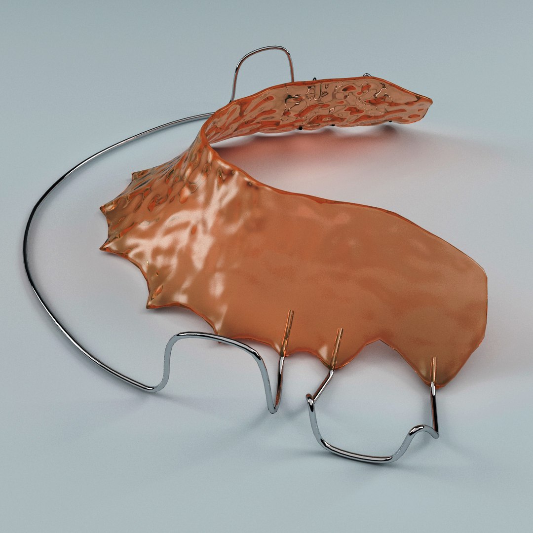 dental tooth plate 3d model