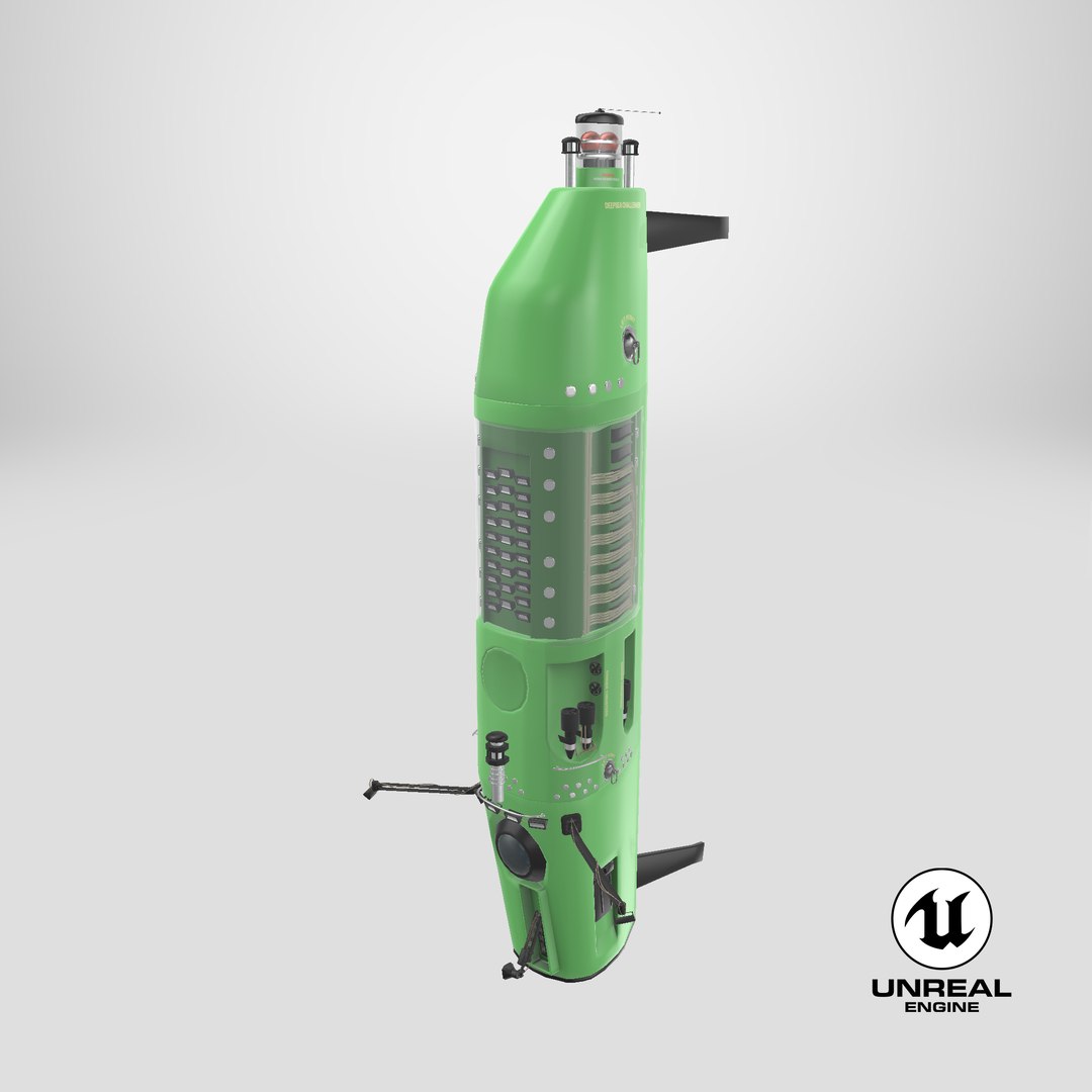 3D DeepSea Challenger Model - TurboSquid 2246747
