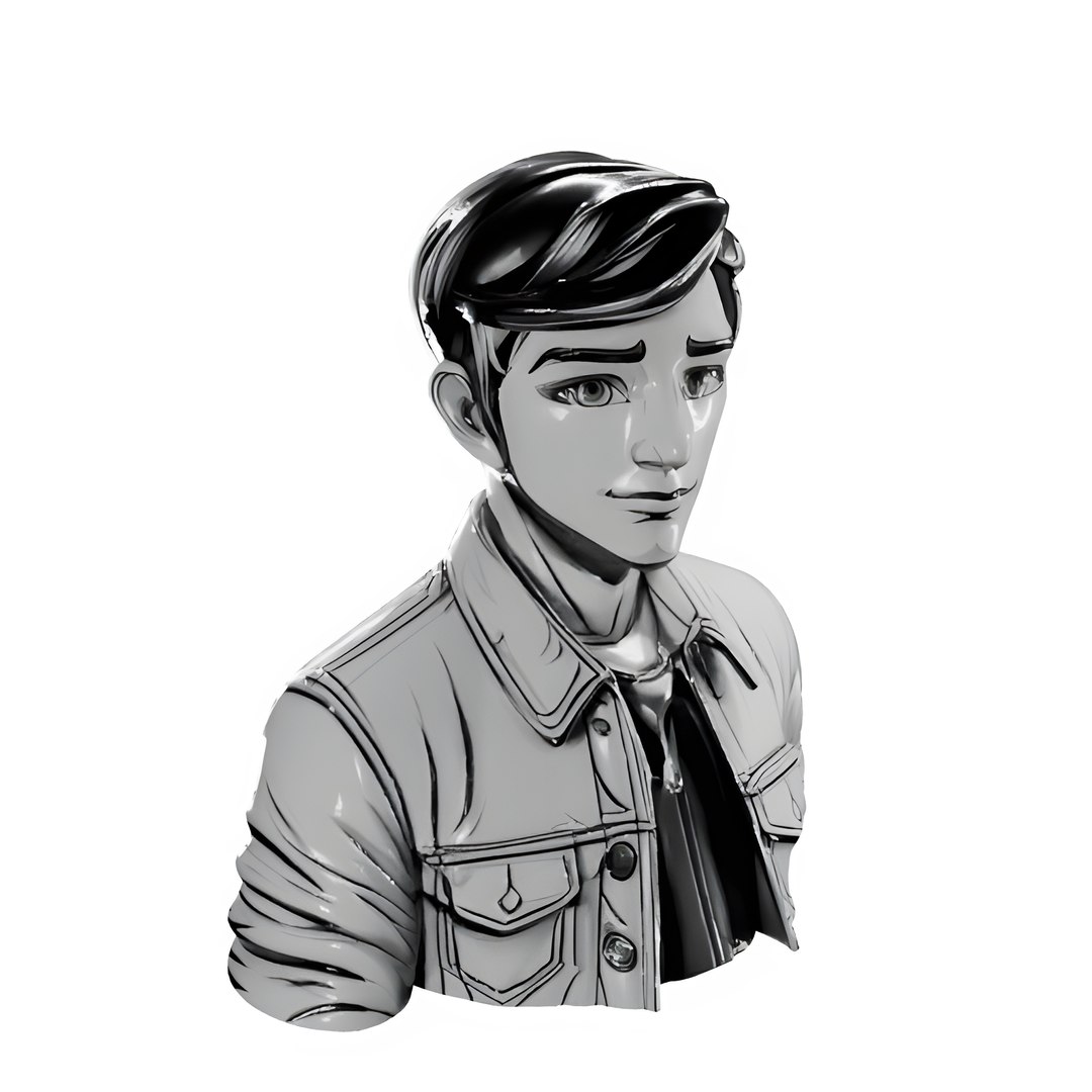3D Contemporary Character Bust Collection Model - TurboSquid 2310010