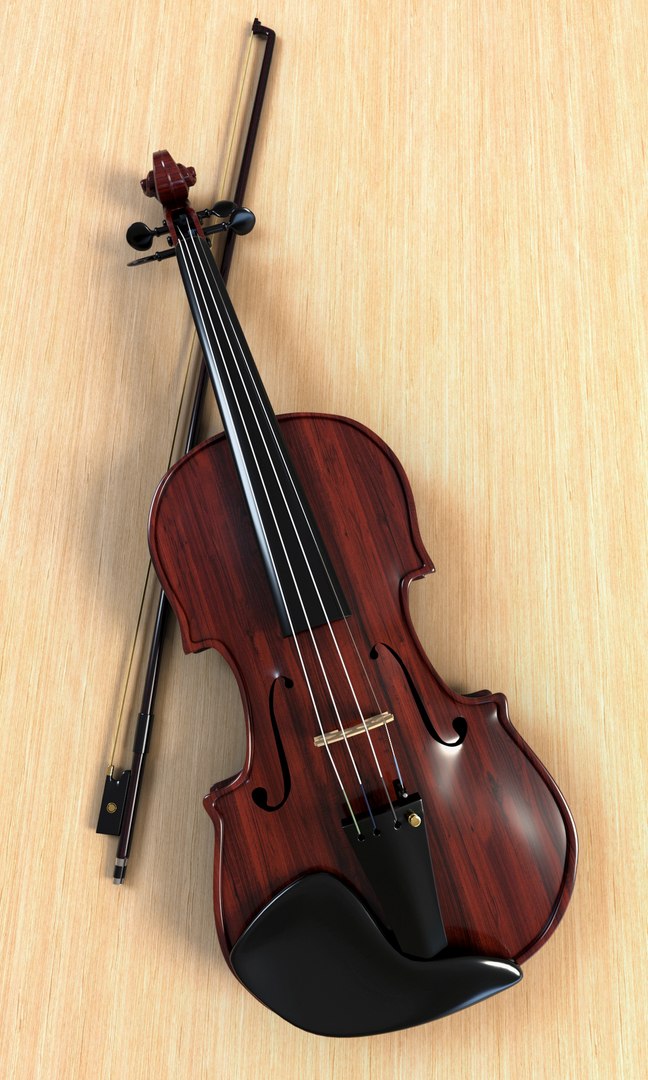 Realistic Violin 3D Model - TurboSquid 1609421
