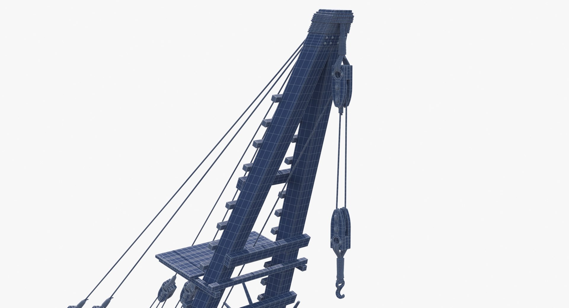 3D Roman Wooden Crane(1) - TurboSquid 2163698