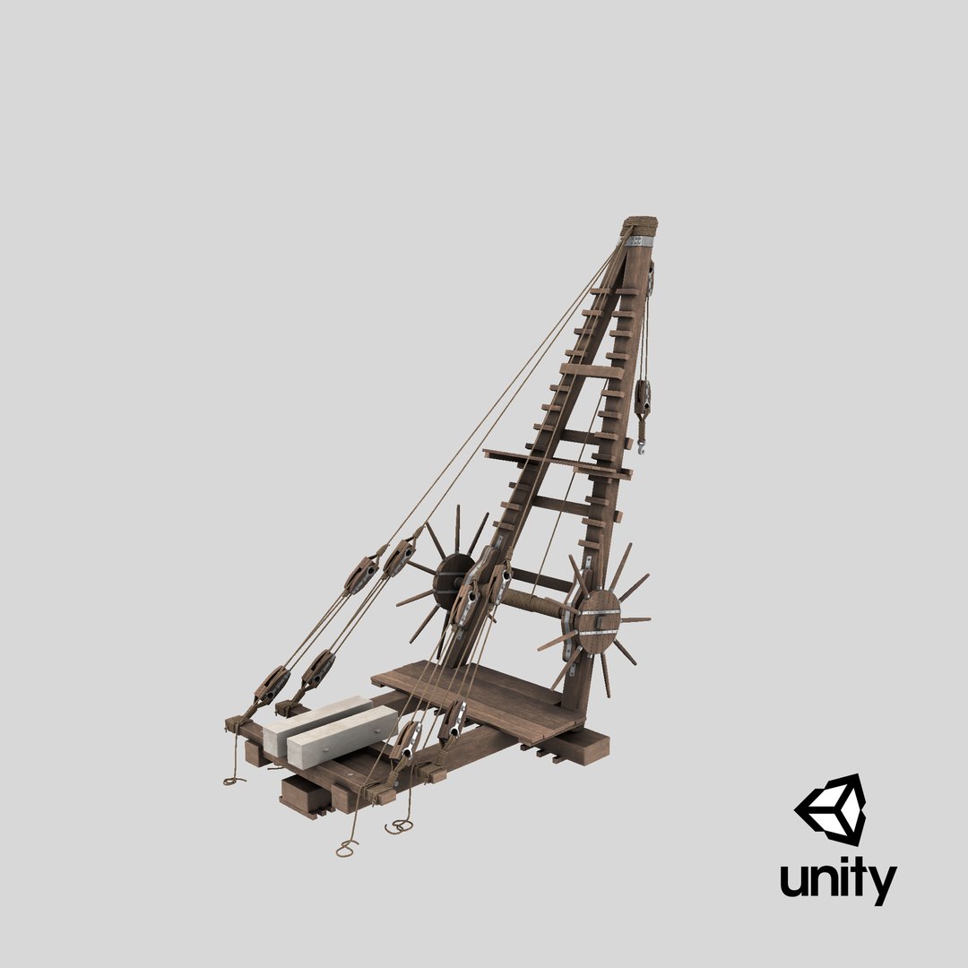 3D Roman Wooden Crane(1) - TurboSquid 2163698