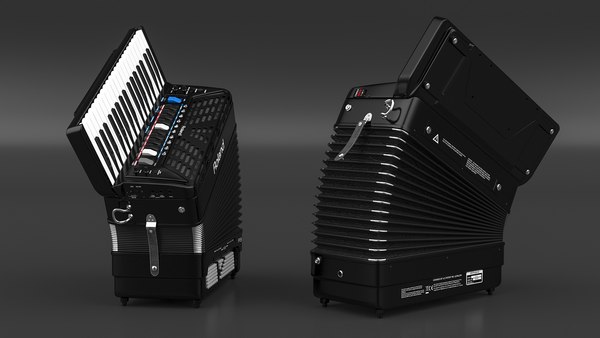 modelo 3d Acordeón Digital Roland FR3-X - TurboSquid 2065269