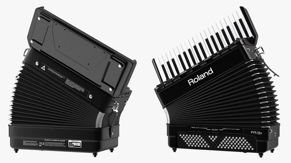 modelo 3d Acordeón Digital Roland FR3-X - TurboSquid 2065269