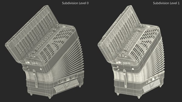modelo 3d Acordeón Digital Roland FR3-X - TurboSquid 2065269