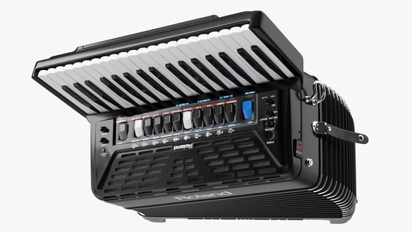 modelo 3d Acordeón Digital Roland FR3-X - TurboSquid 2065269