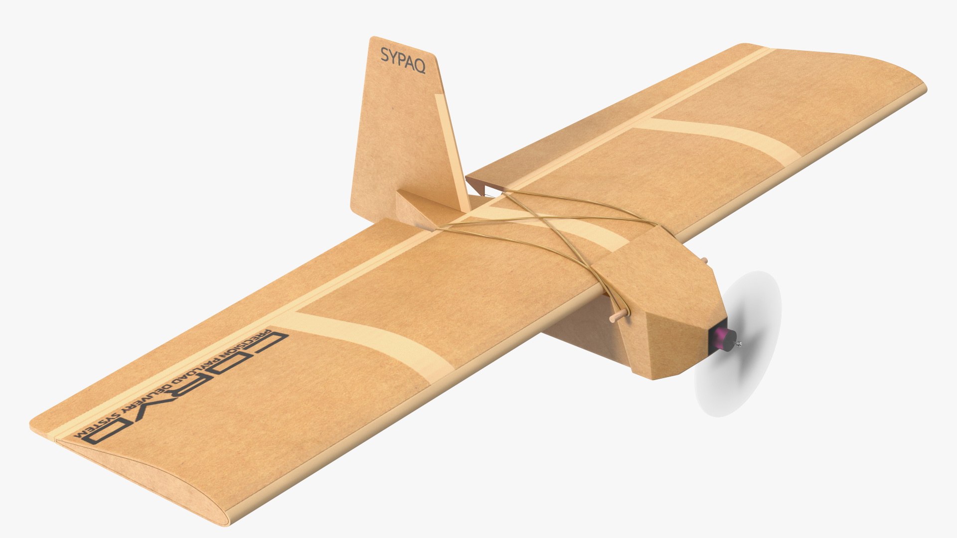 3D Cardboard Drone SYPAQ Flying Model - TurboSquid 2157857