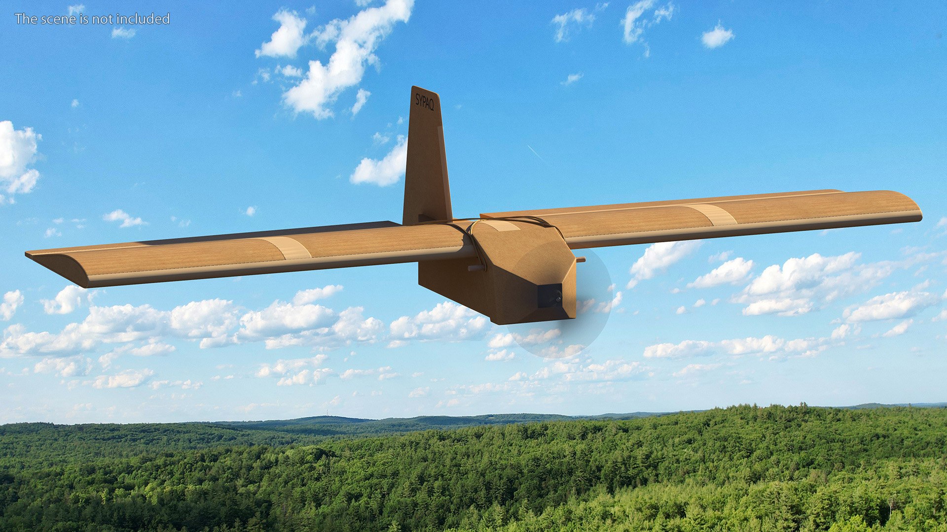 3D Cardboard Drone SYPAQ Flying Model - TurboSquid 2157857