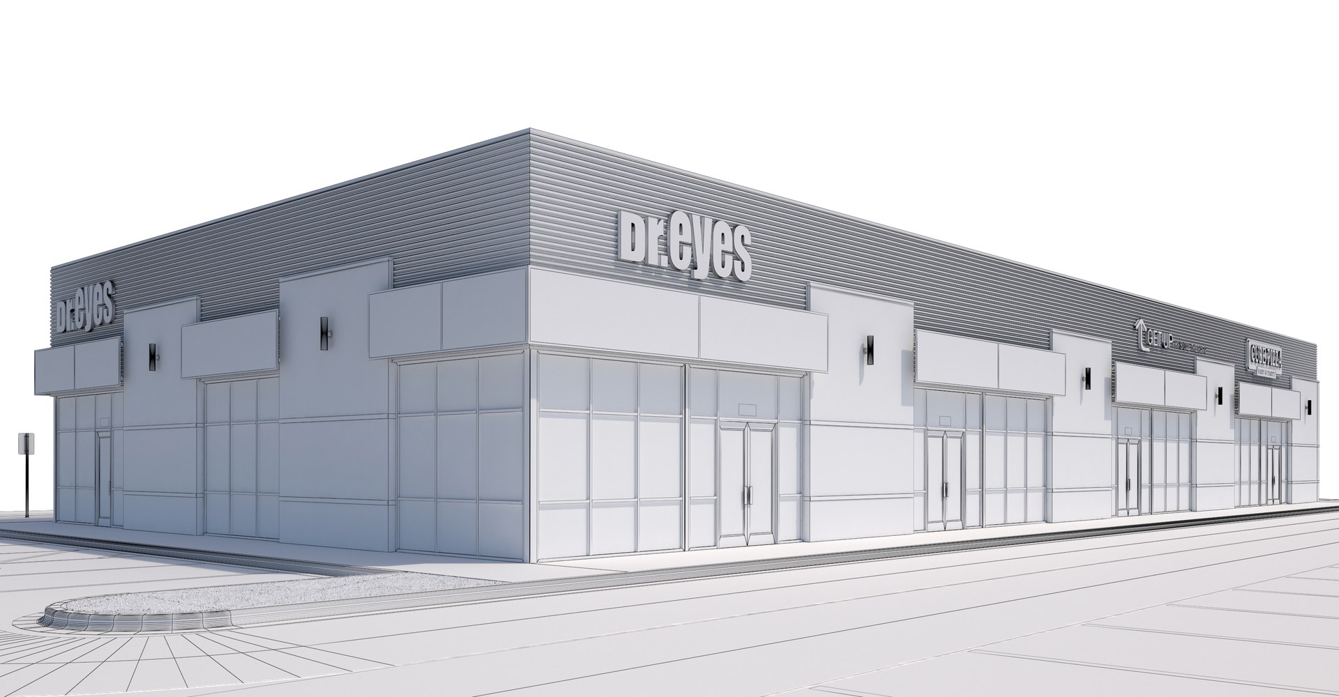 3D retail store model - TurboSquid 1671845