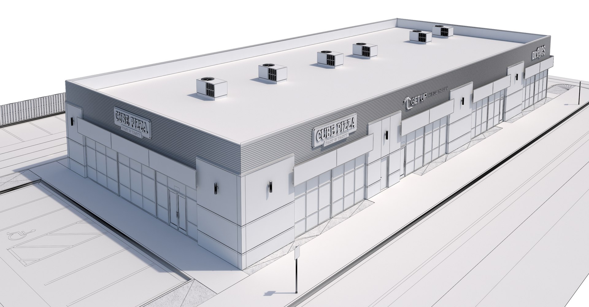 3D retail store model - TurboSquid 1671845