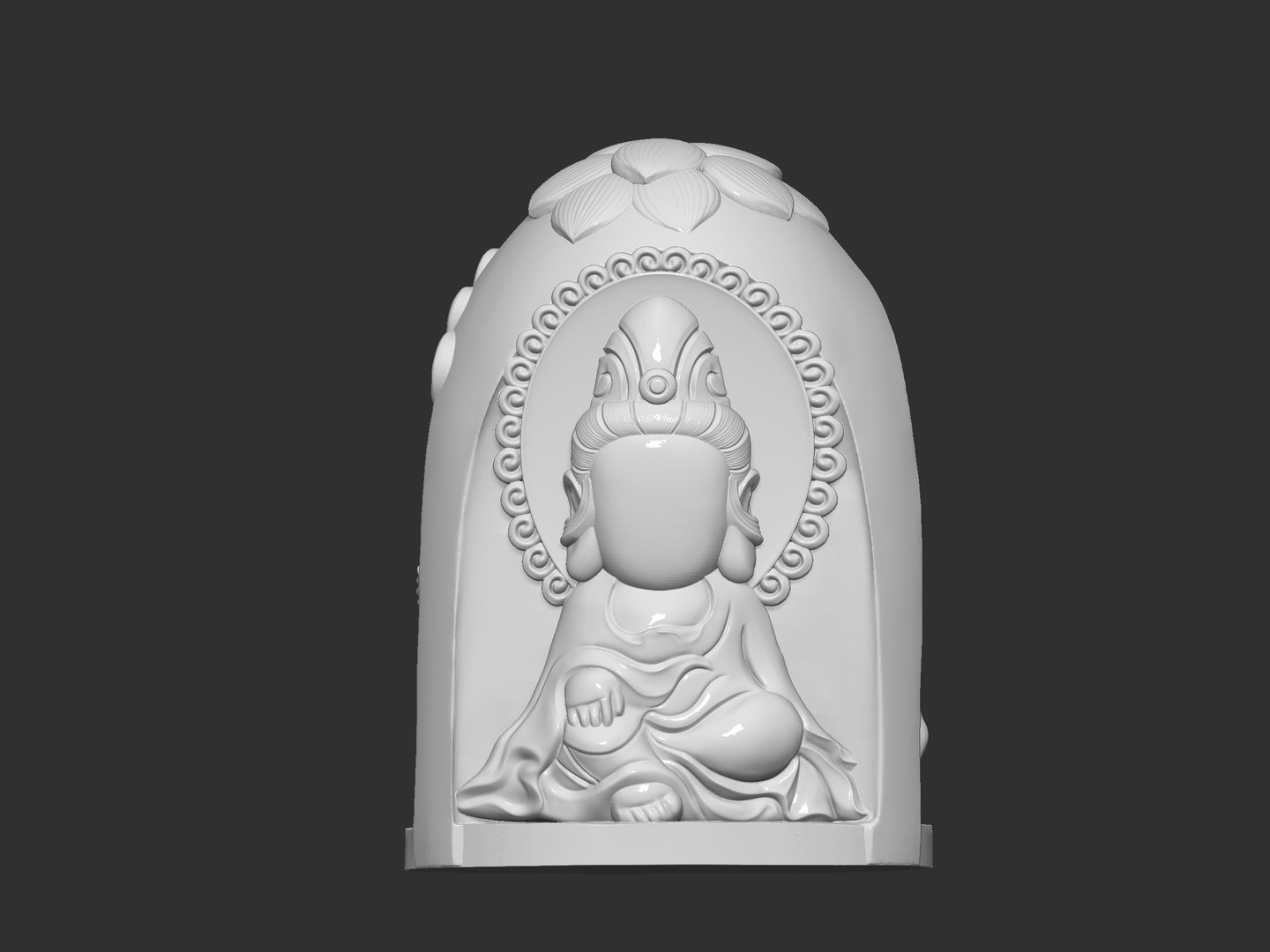 3D Three-faced Buddha - TurboSquid 2169120