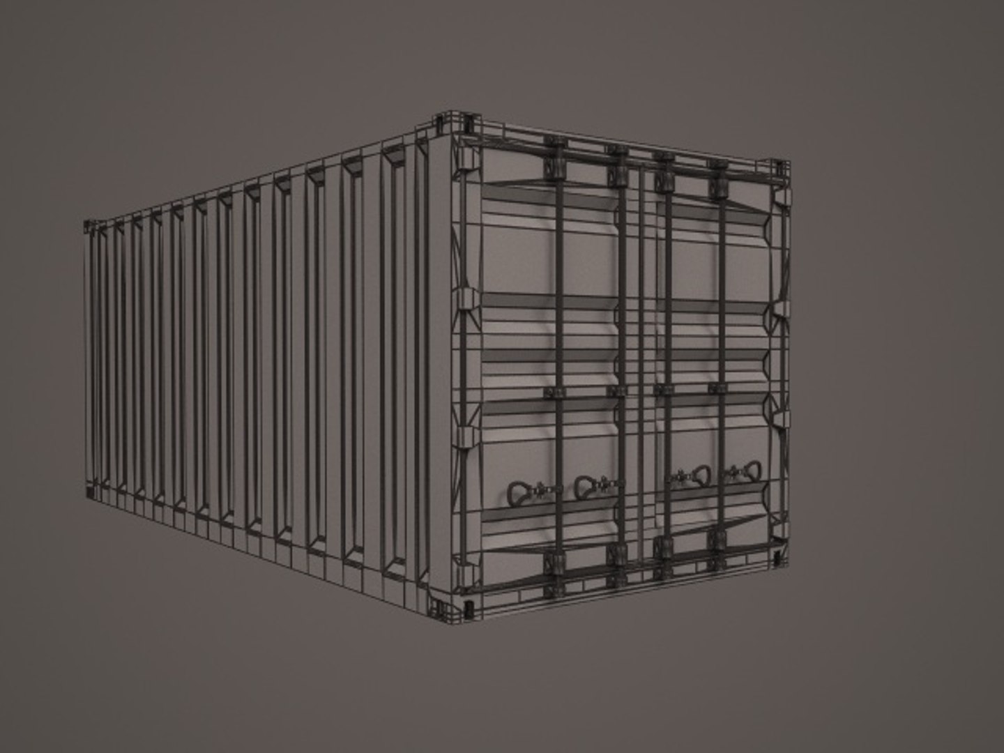 3d model container