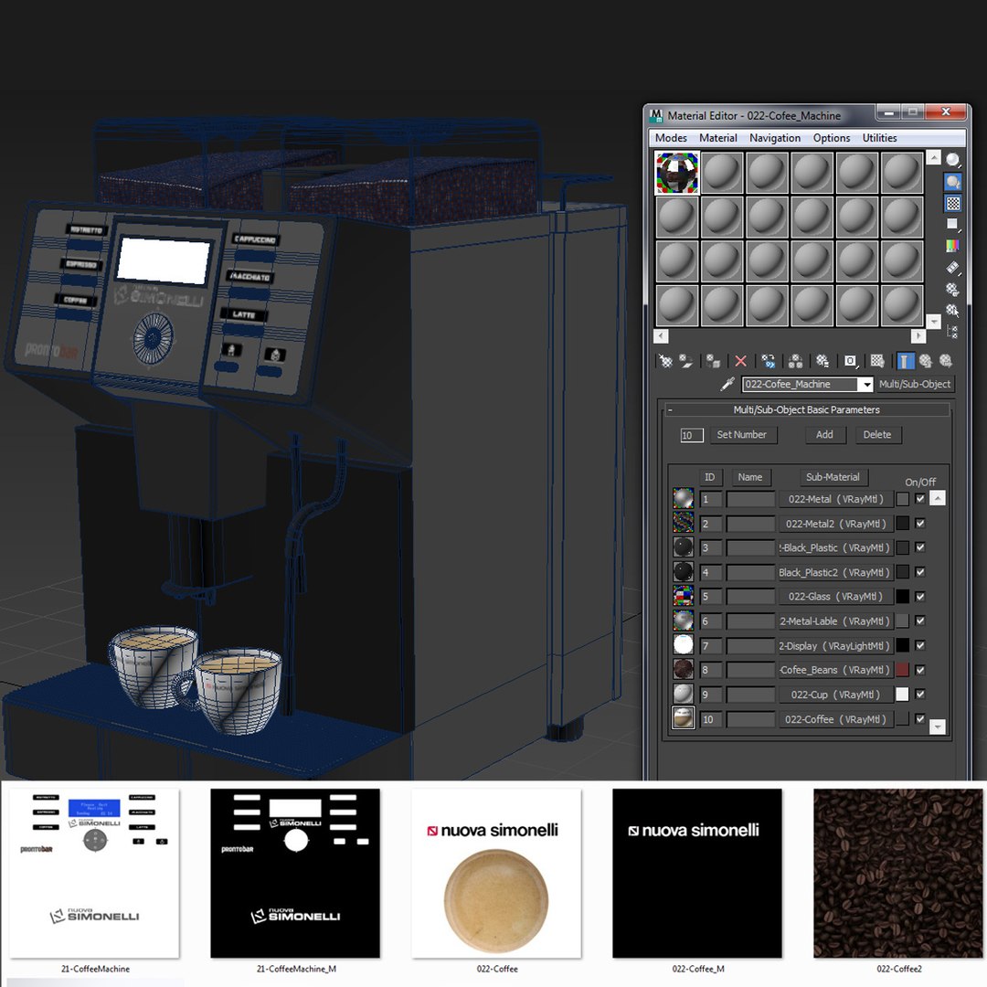 Coffee Machine 3d Model