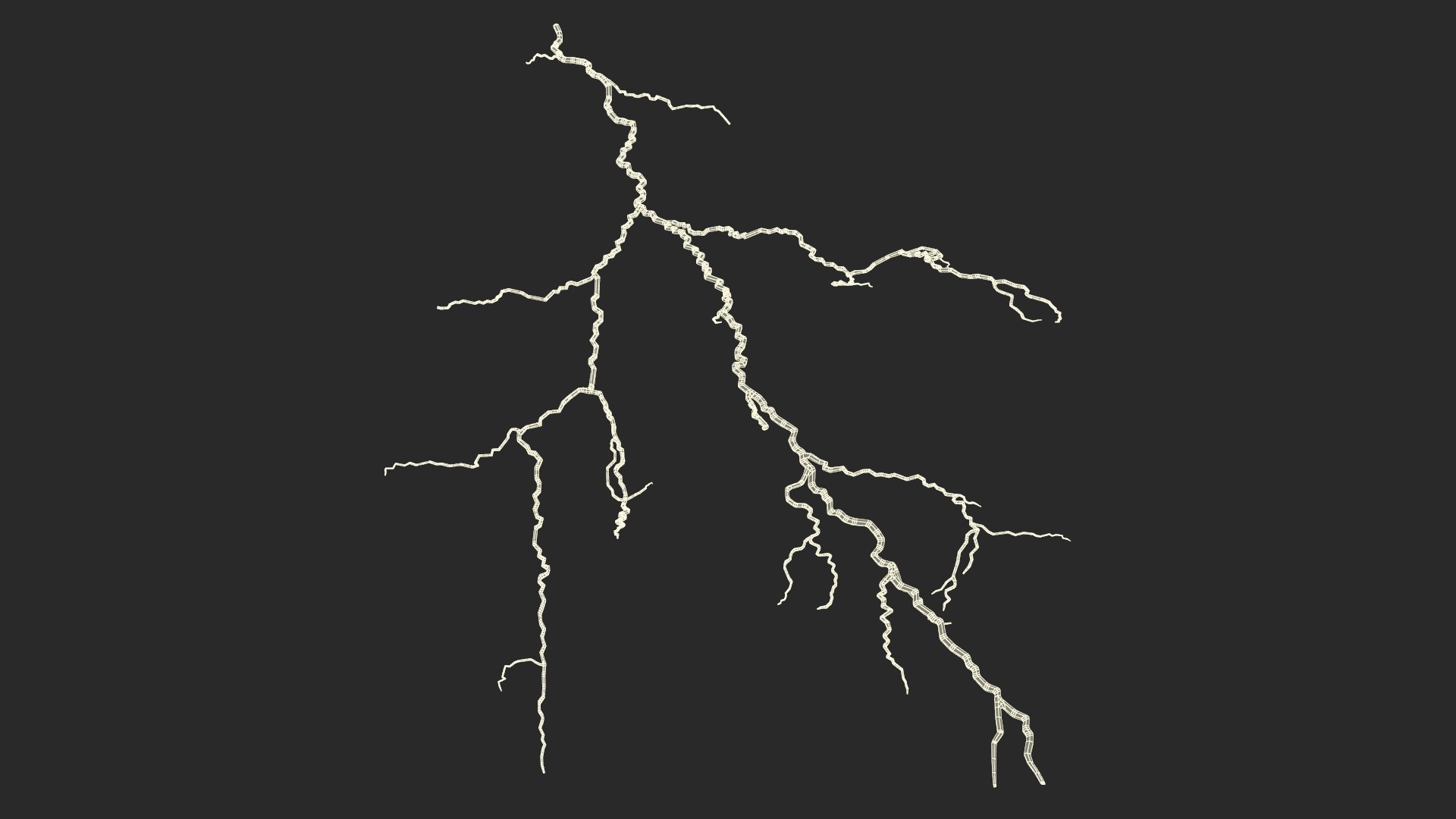 3D Cartoon Thunderbolt - TurboSquid 2288088