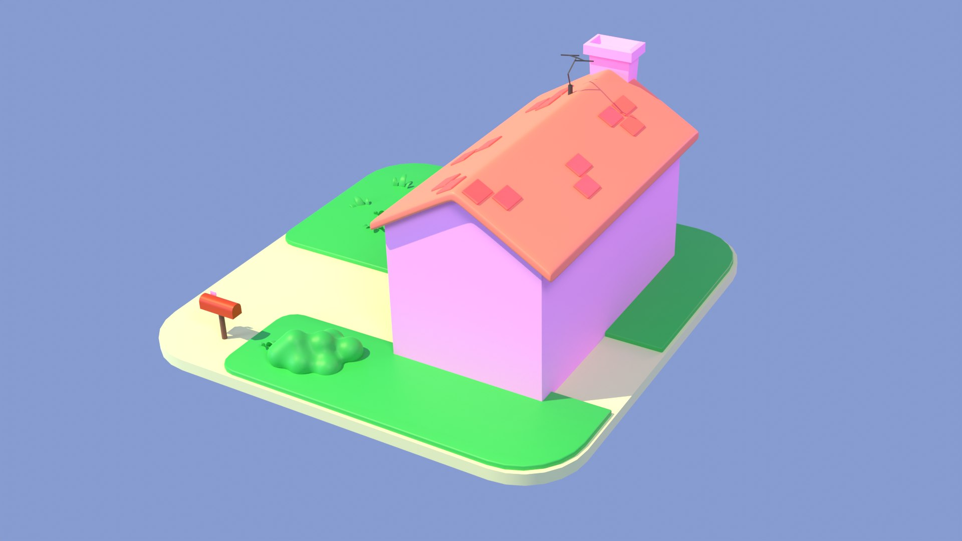Stylised house 3D model - TurboSquid 2176504
