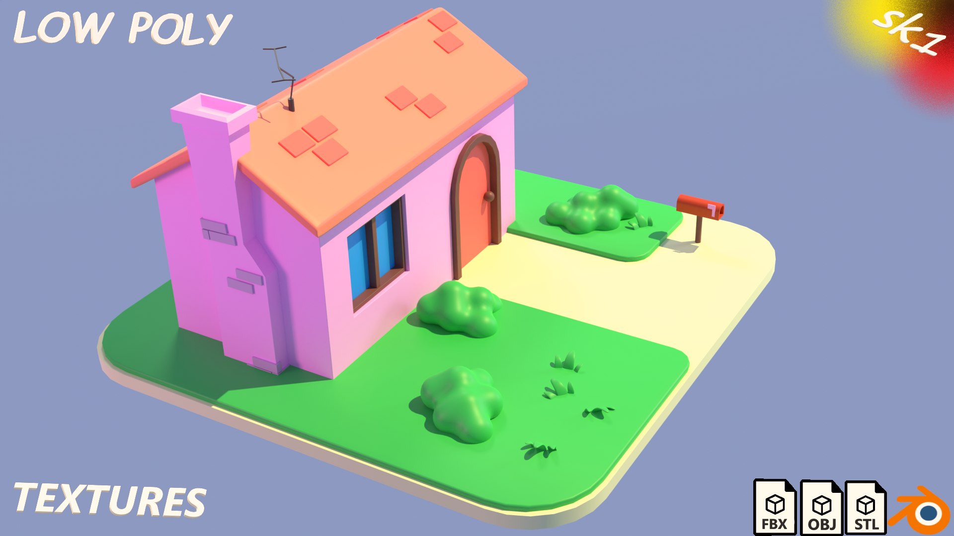 Stylised house 3D model - TurboSquid 2176504