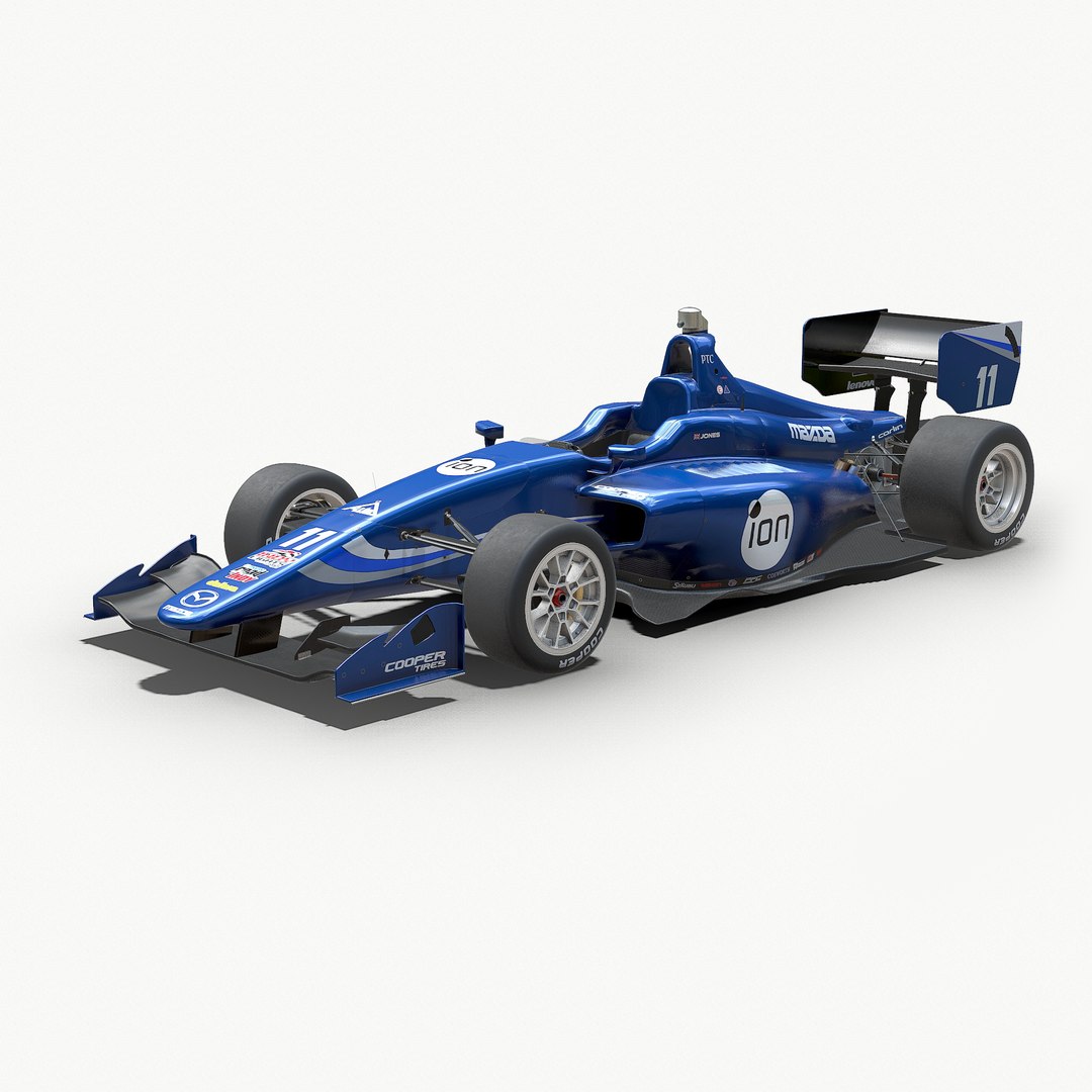 Dallara Open Wheel Mazda Racing Car 2015 PBR 3D - TurboSquid 2013125