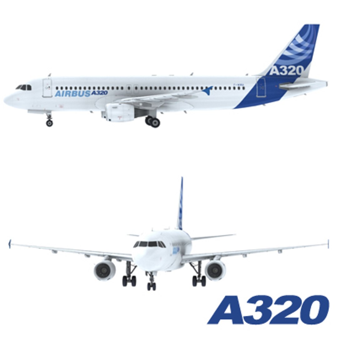 Airbus A320 3d Model