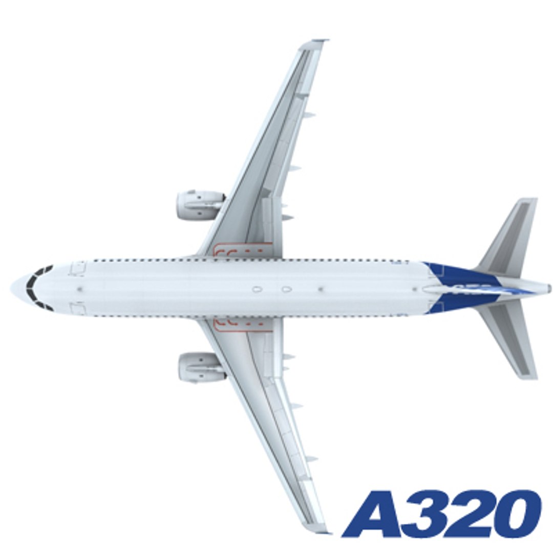 Airbus A320 3d Model