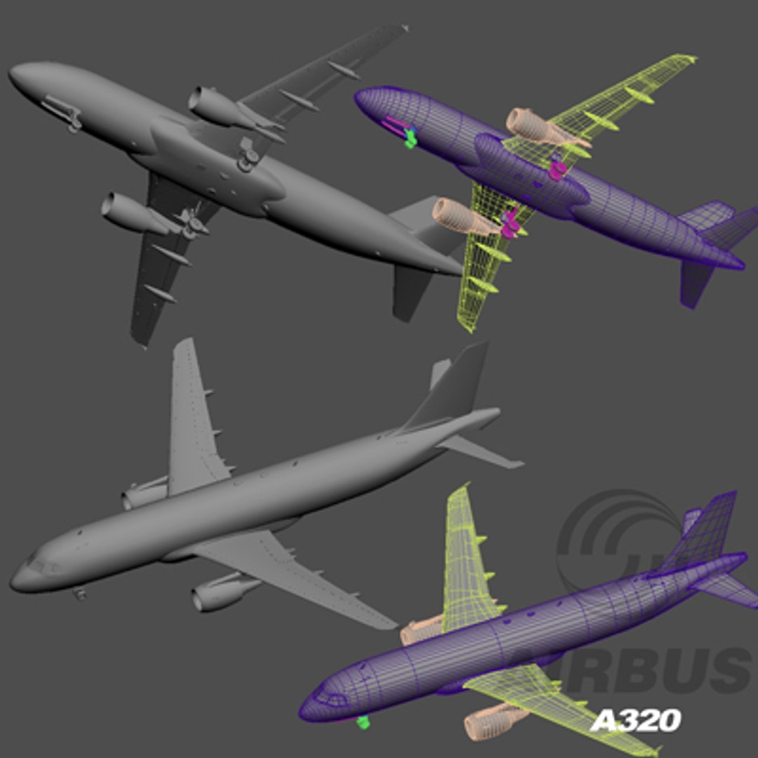 Airbus A320 3d Model