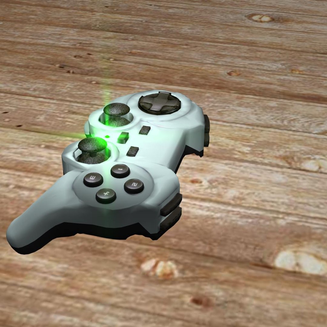 Gamepad Saitek P480 Rumble 3d Model