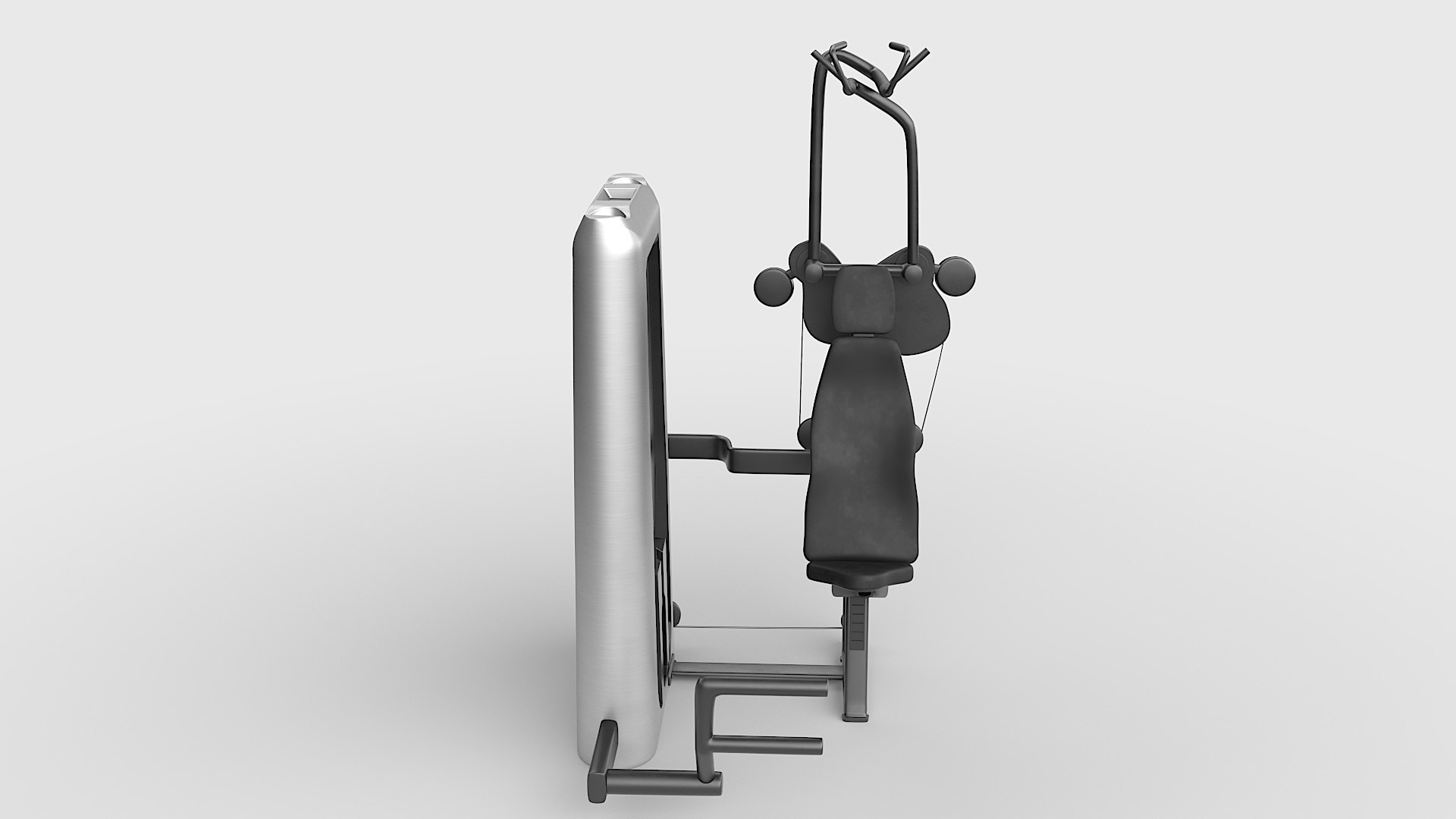 Lat Pull Down Machine 3D - TurboSquid 2094460
