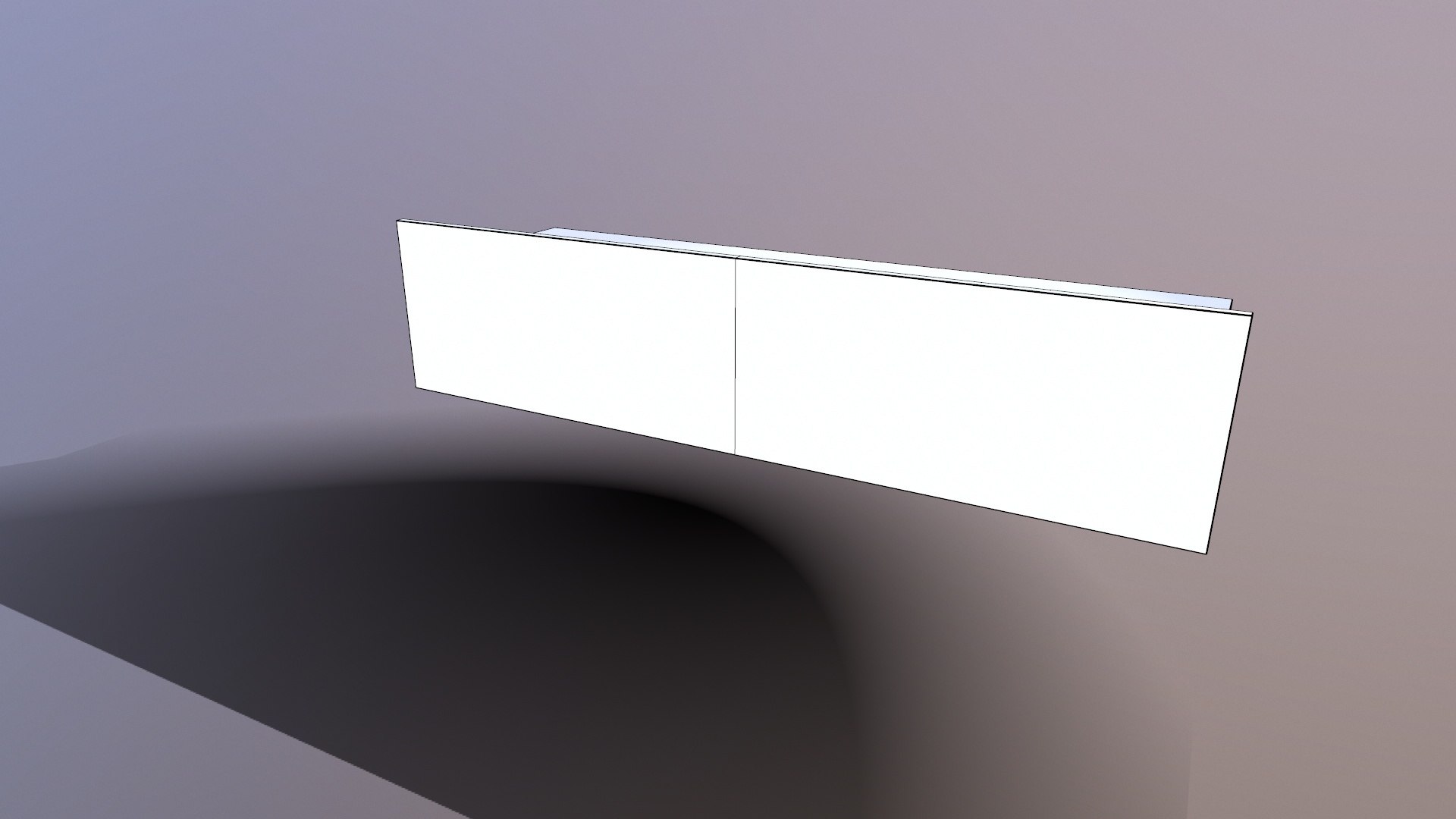 3D Wall Mounted TV Unit - TurboSquid 2238048