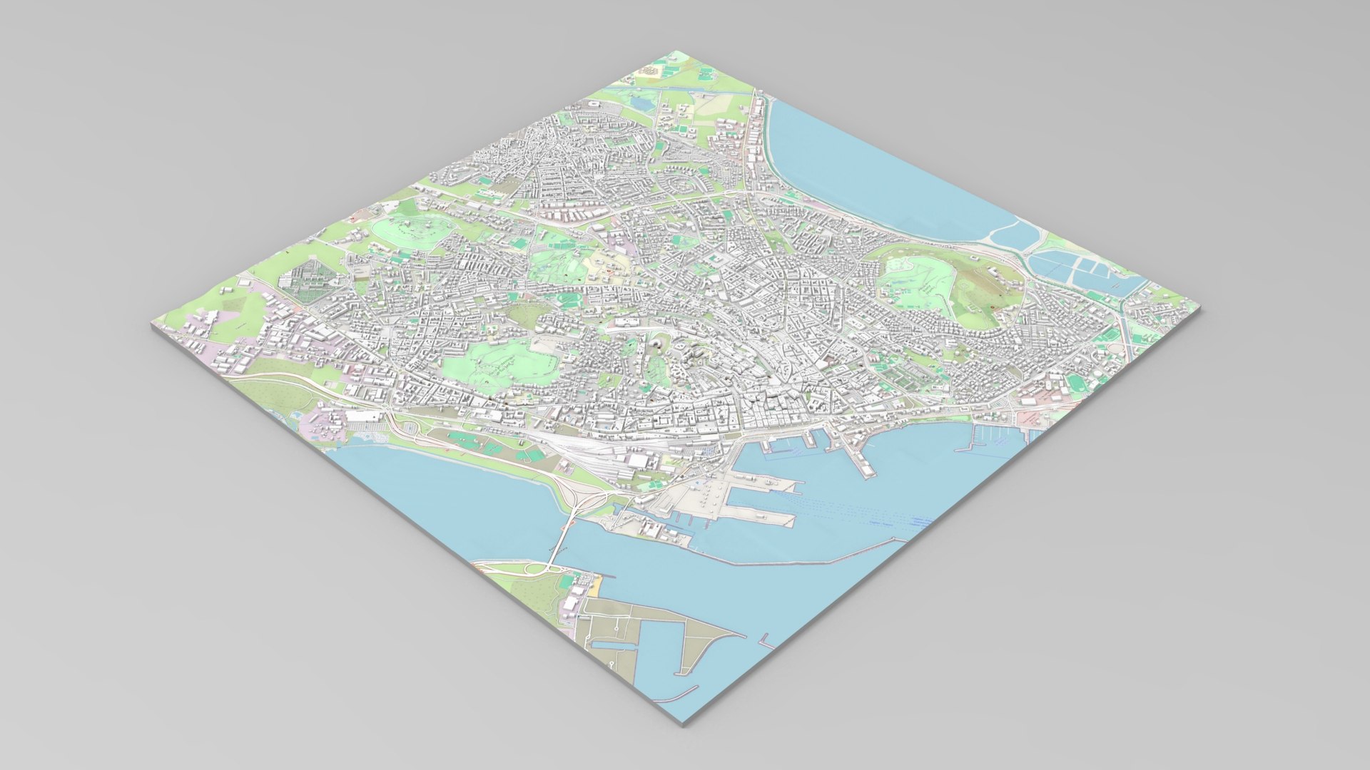 Cityscape Cagliari Italian Island Of Sardinia 3D Model - TurboSquid 2294135