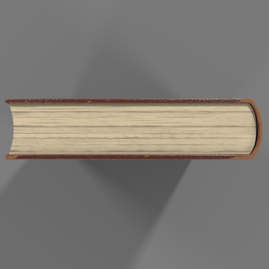 3d Old Book Model