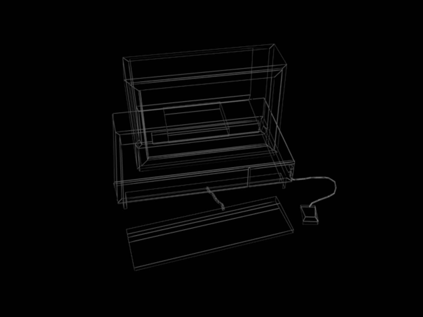 Free 3D Commodore Amiga 1000 Model - TurboSquid 1178668