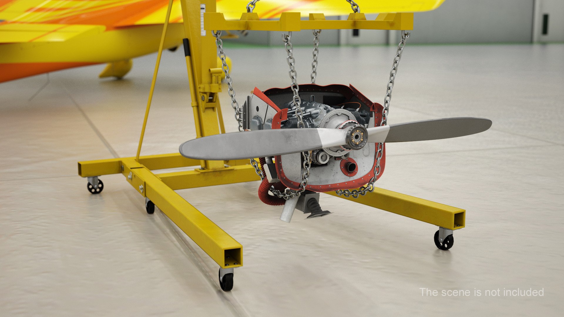 Aero Engine Lycoming O 320 Old 3D model - TurboSquid 1987015