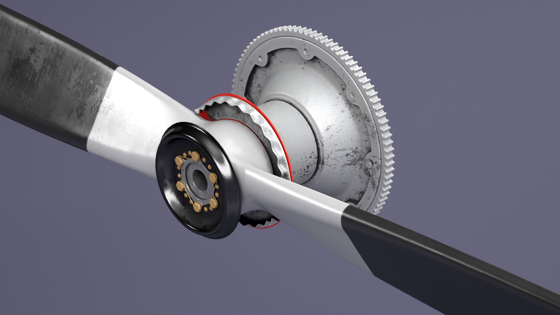 Aero Engine Lycoming O 320 Old 3D model - TurboSquid 1987015