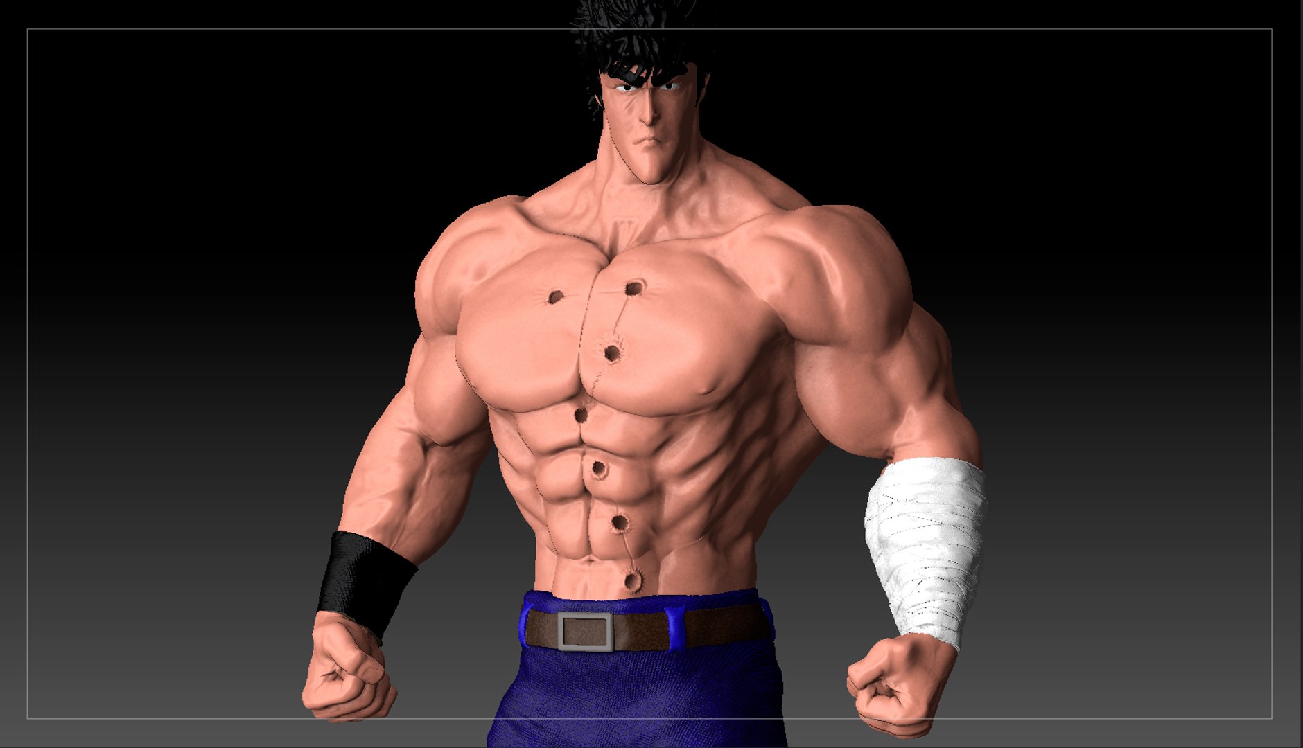 3D Hokuto Ken Kenshiro Il Model - TurboSquid 1397063