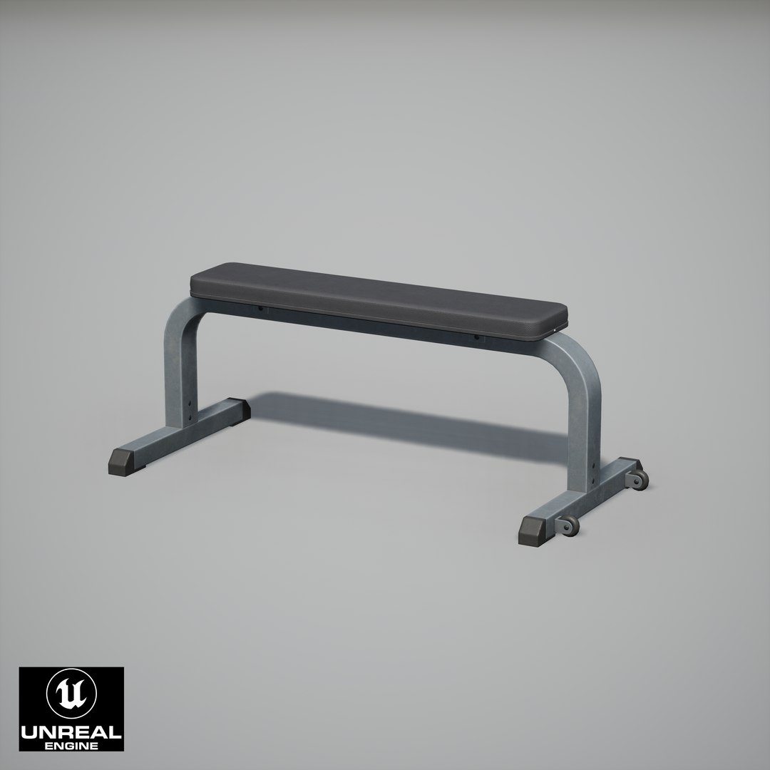 GYM Flat Bench 3D Model - TurboSquid 2277839