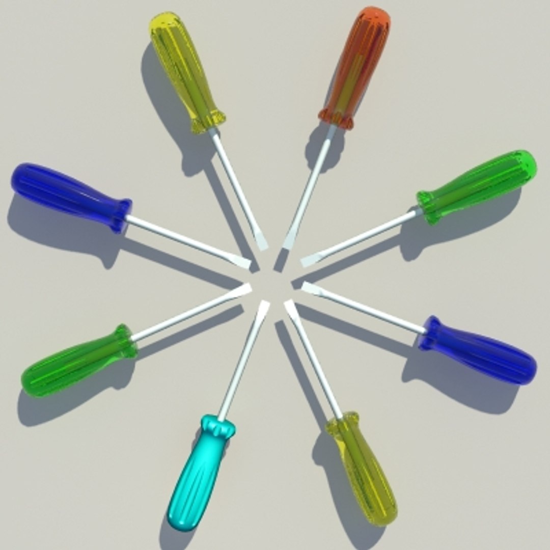 3d Screwdriver Model