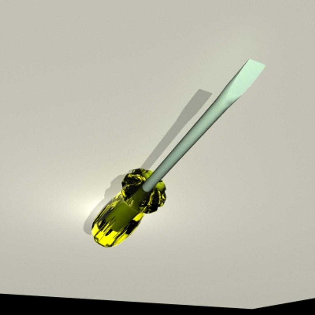 3d Screwdriver Model