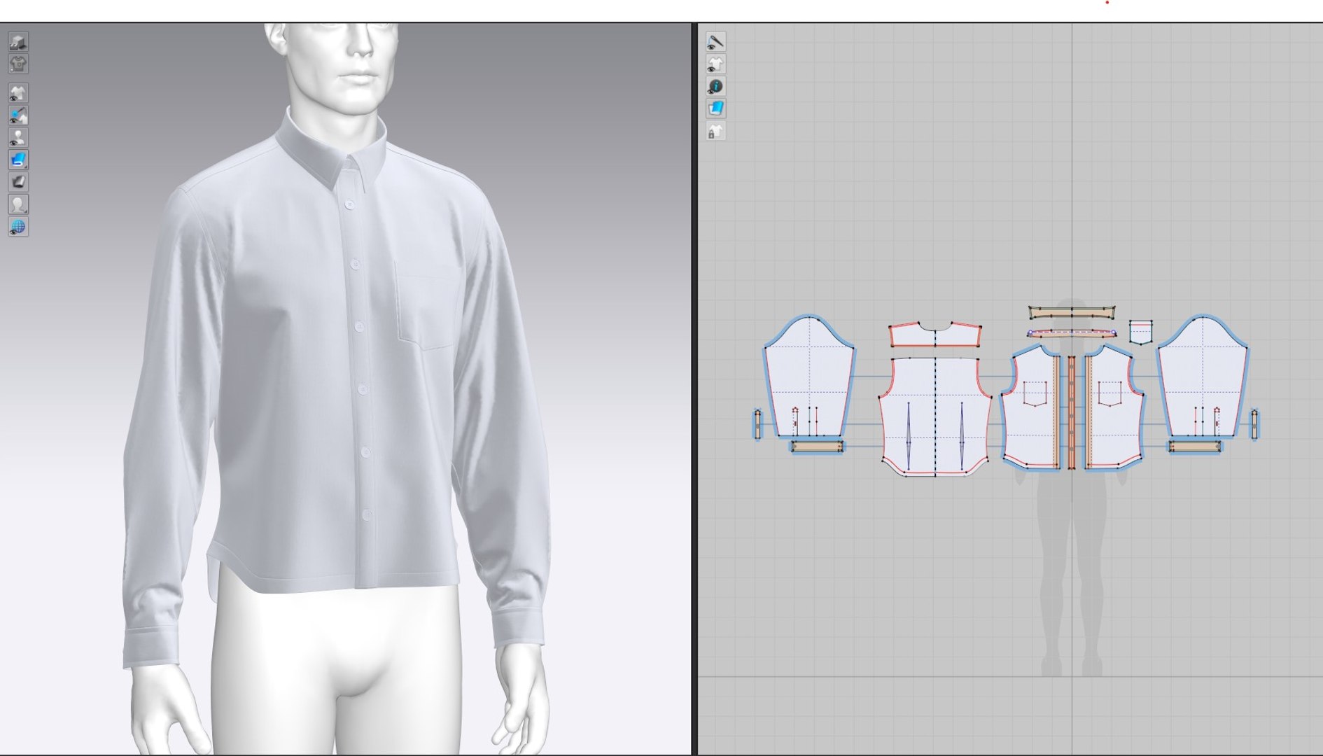 Tailored Shirt - Regular Fit 3D model - TurboSquid 1894081