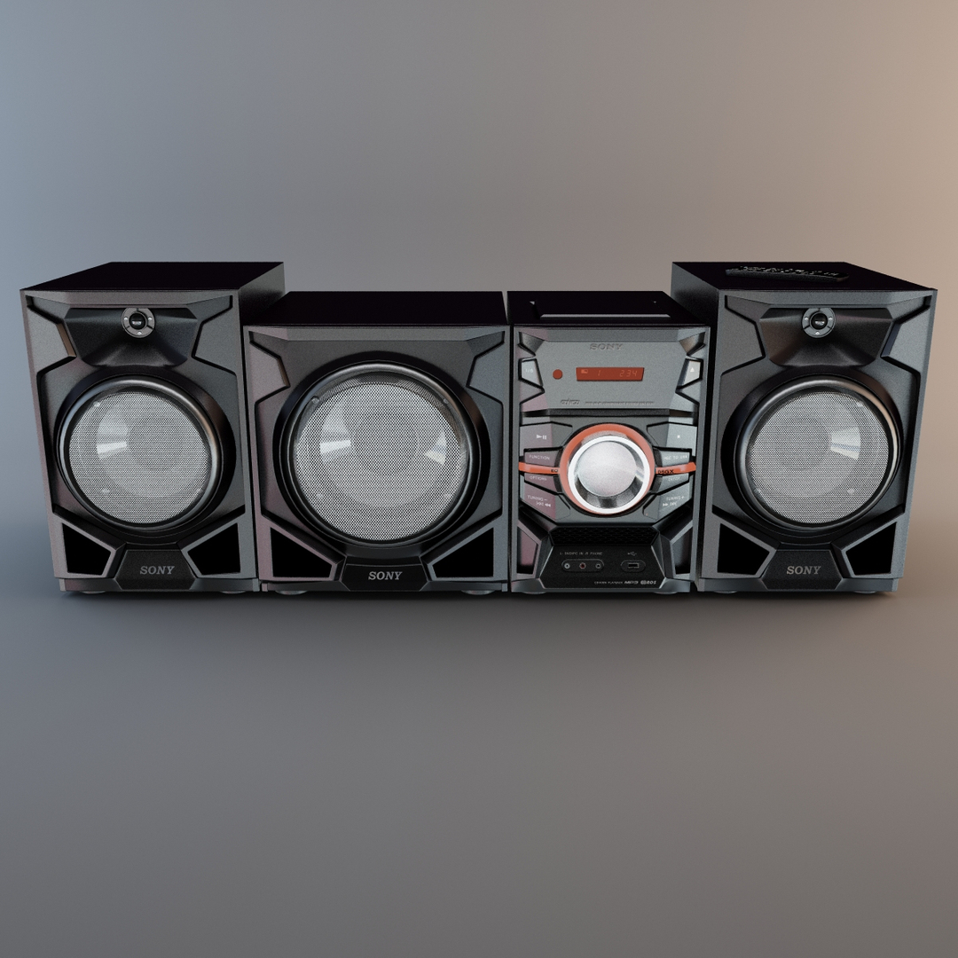 3ds Max Sony Mhc Ex900 Set