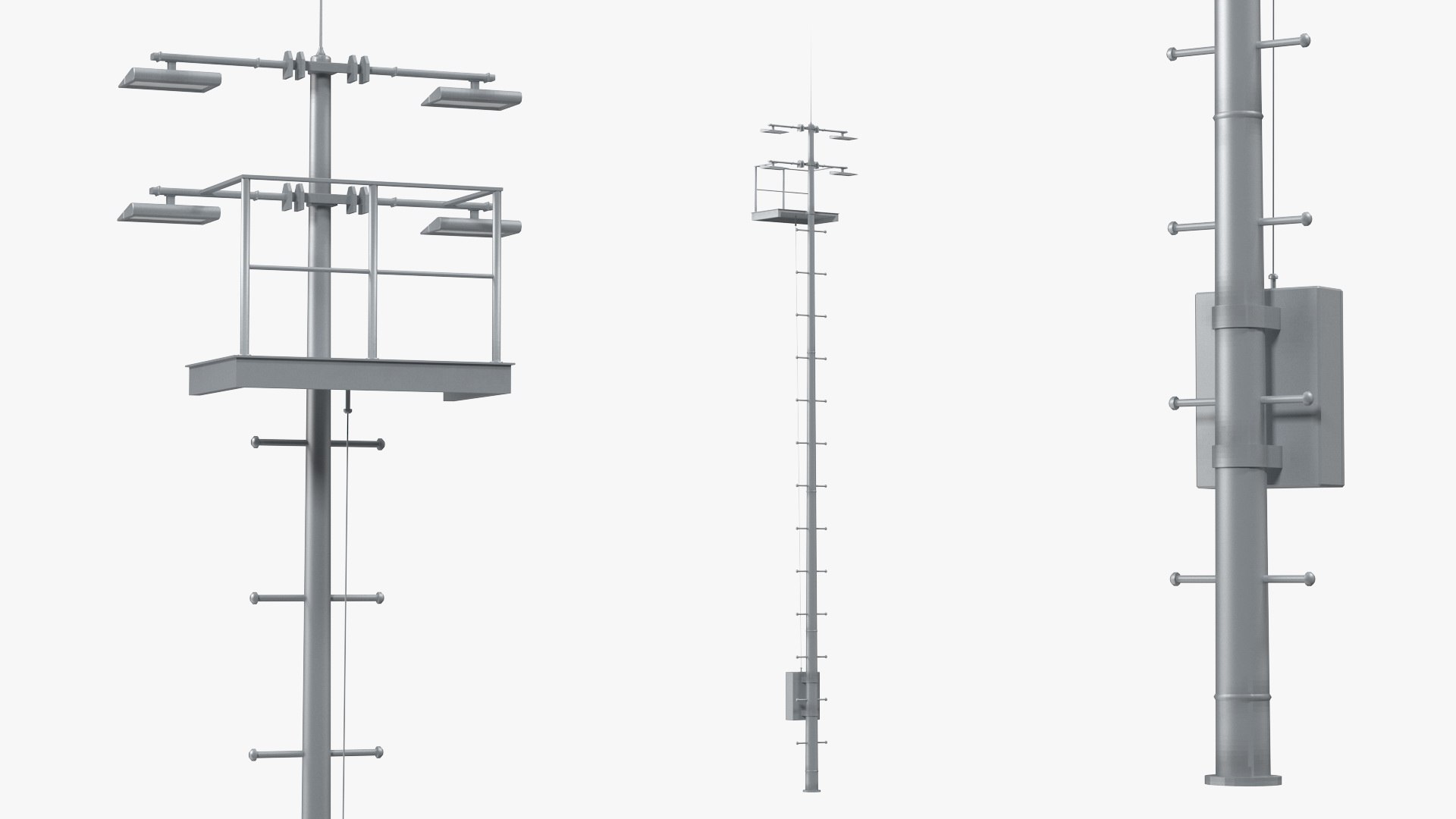 Lighting Mast 3D Model - TurboSquid 1495666