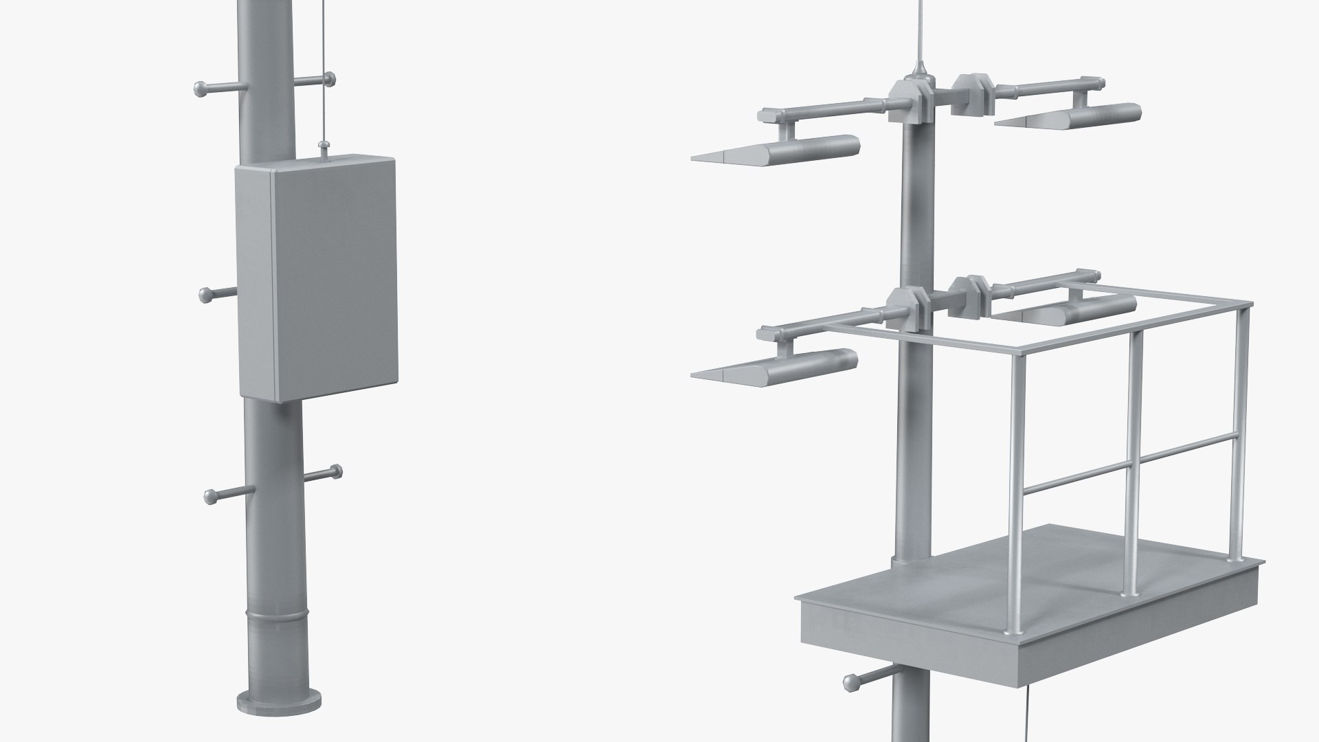 Lighting Mast 3D Model - TurboSquid 1495666