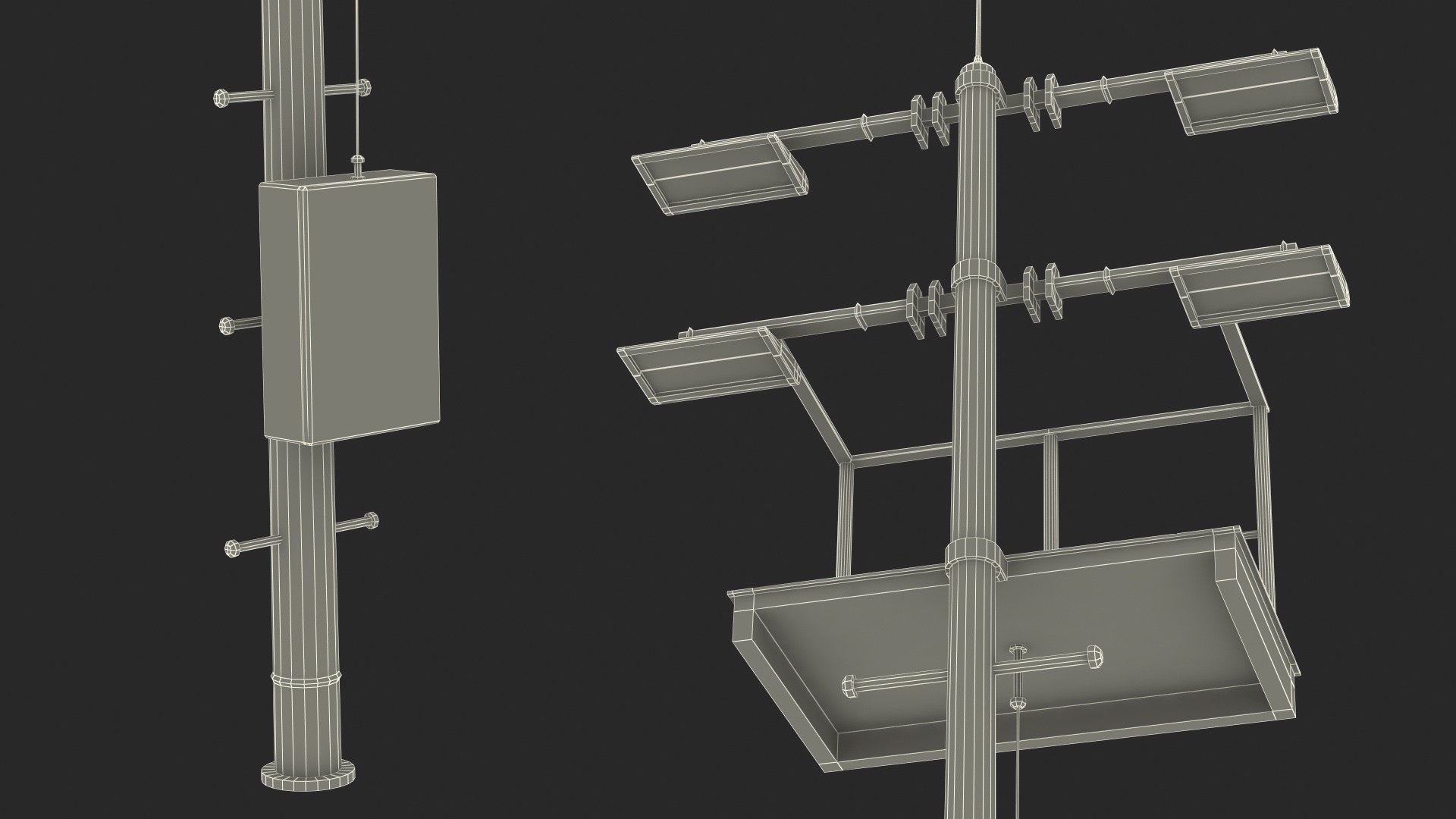 Lighting Mast 3D Model - TurboSquid 1495666