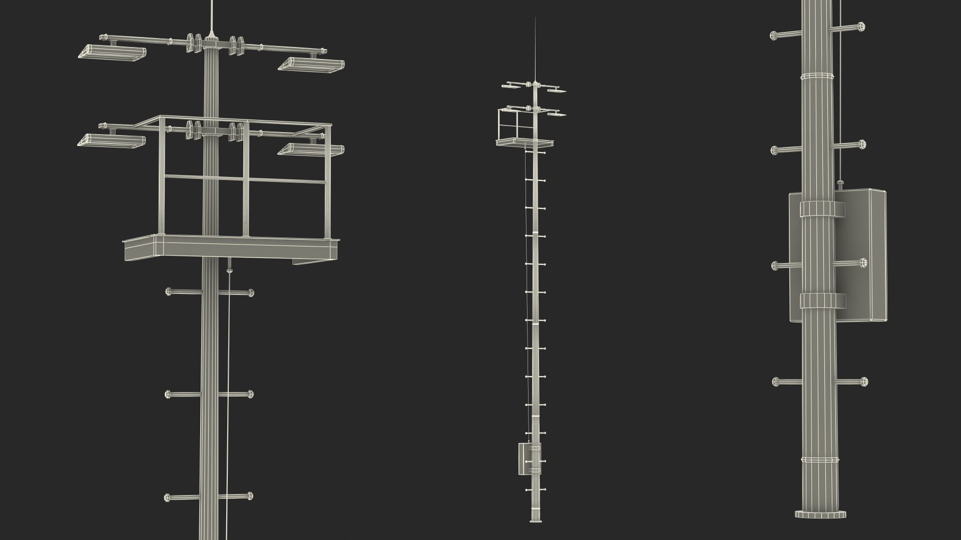 Lighting Mast 3D Model - TurboSquid 1495666